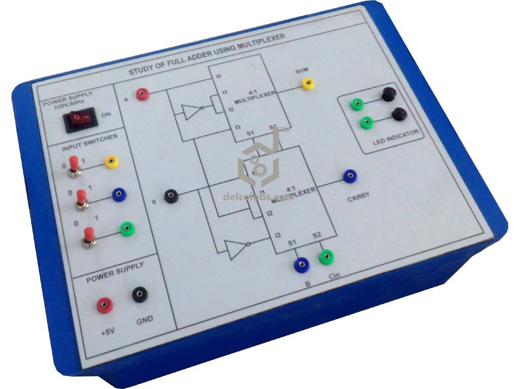 Full Adder Using Multiplexer IC
