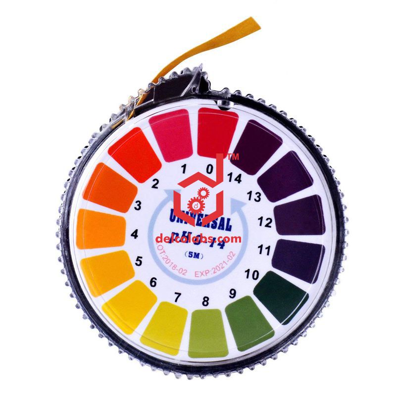 Ph Indicator Paper Strip, with Dispenser, 1-10