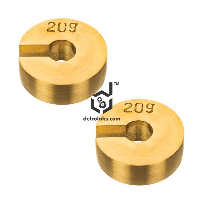 Masses, Slotted, Brass, 20gm